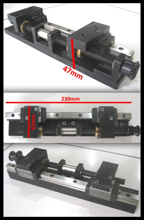 2nd MACHINE: Linear system, 2 unit leadscrew & 1 LM guide