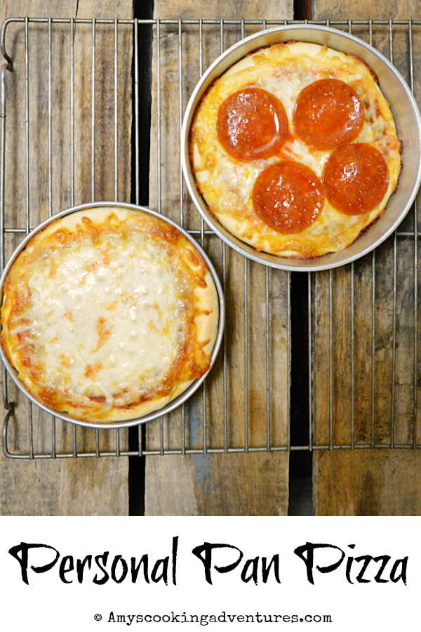 Personal Pan Pizza #FantasticalFoodFight