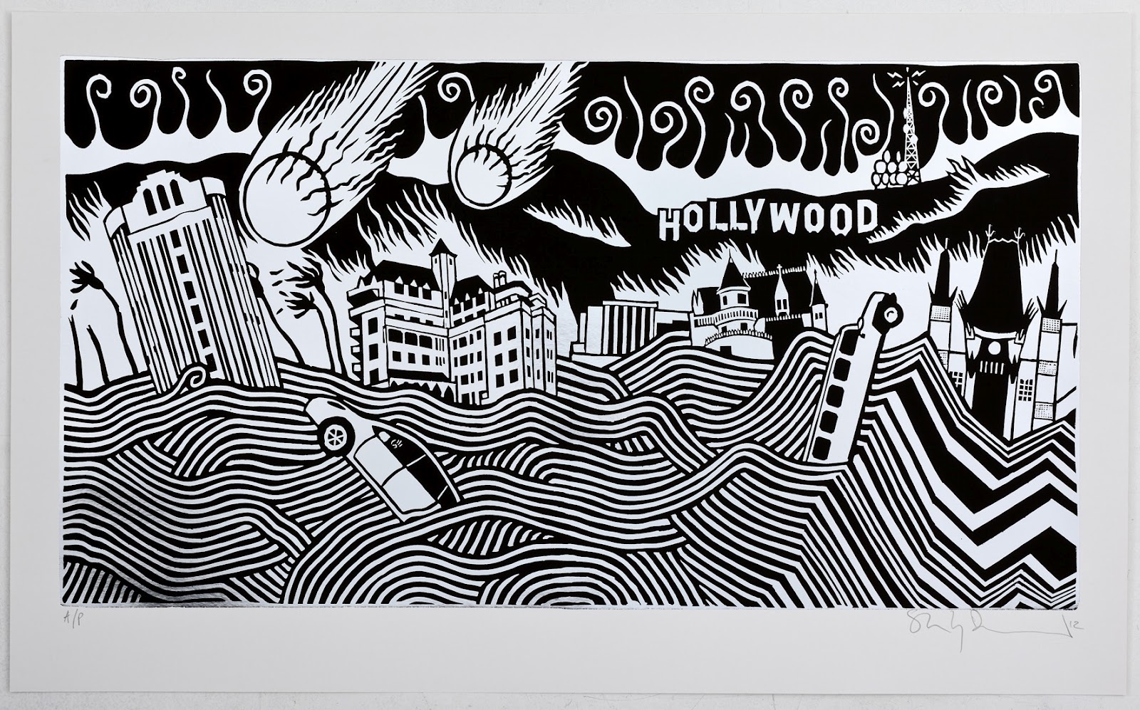 Stanley Donwood 'Lost Angeles' and the apocalypse | TAG Fine Arts | TAG ...