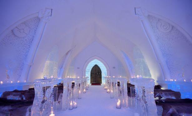 Photos: See this amazing ice hotel made entirely out of ice and snow ...