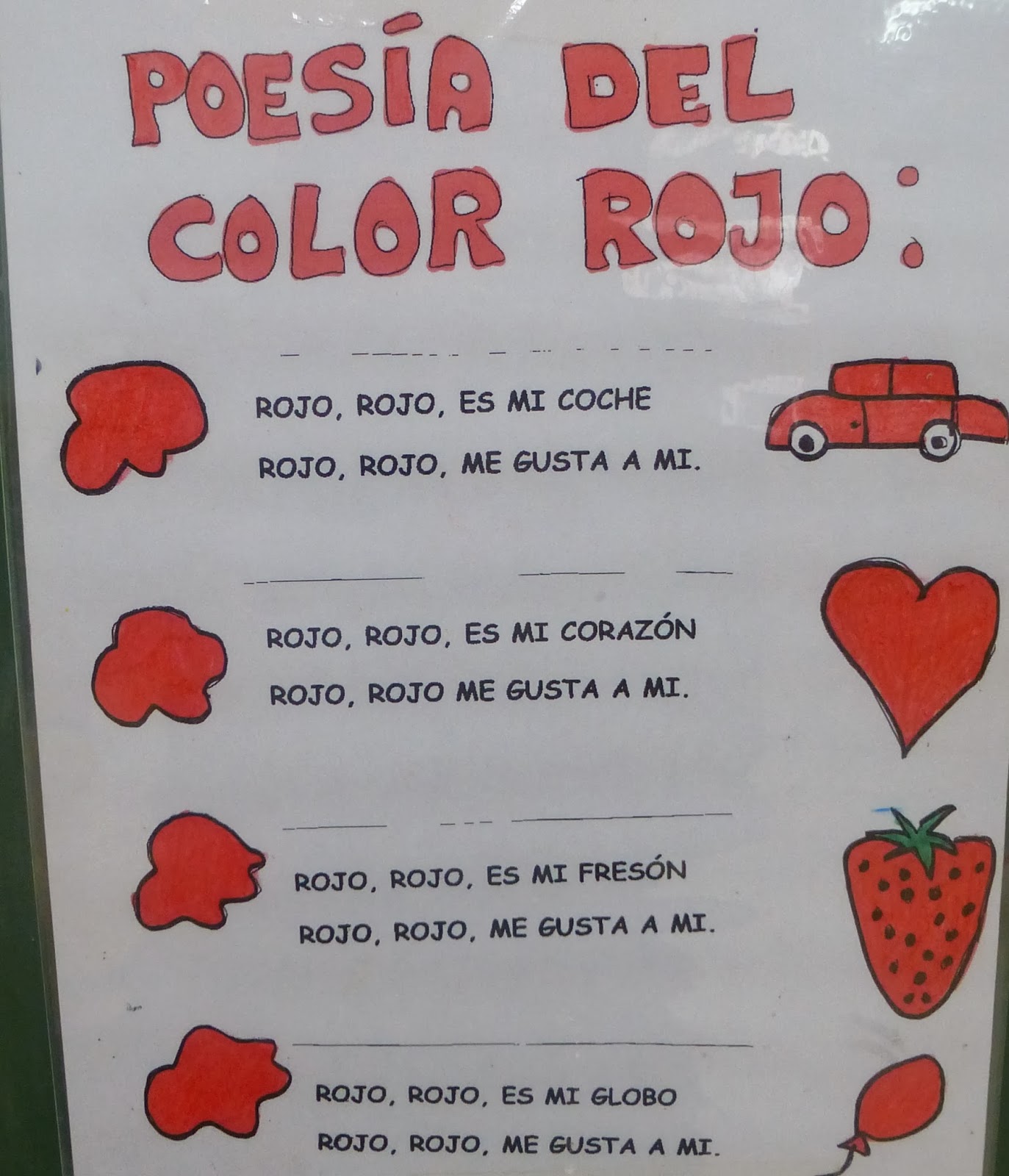 L@S PEQUES DE LA ANTIGUA: POESÍA: EL COLOR ROJO