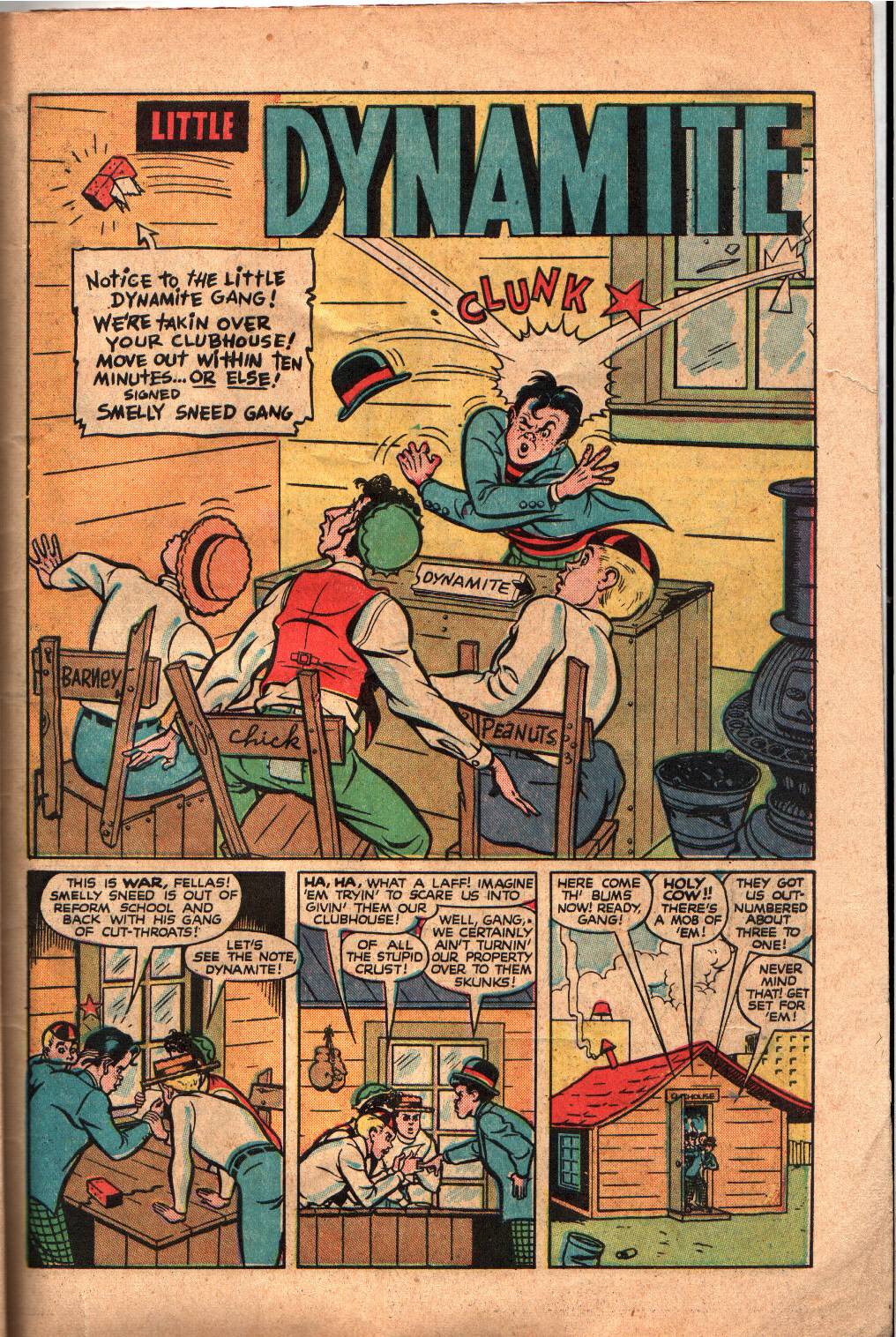 Four-Color Shadows: Little Dynamite-Boy Comics-1948