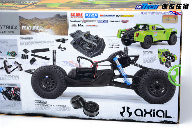 遙控技術雜誌｜RC TECH magazine: Axial Yeti SCORE Trophy Truck開箱…絕美的細節像真感，攀岩車給你 ...