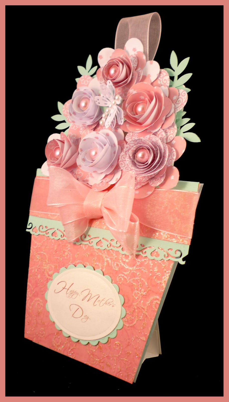 Suzie's Card Den: Flower Pot Card - Happy Mother's Day