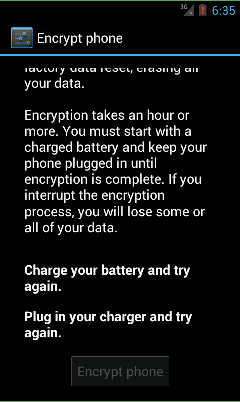 Hardware Encryption In Mobile Phones