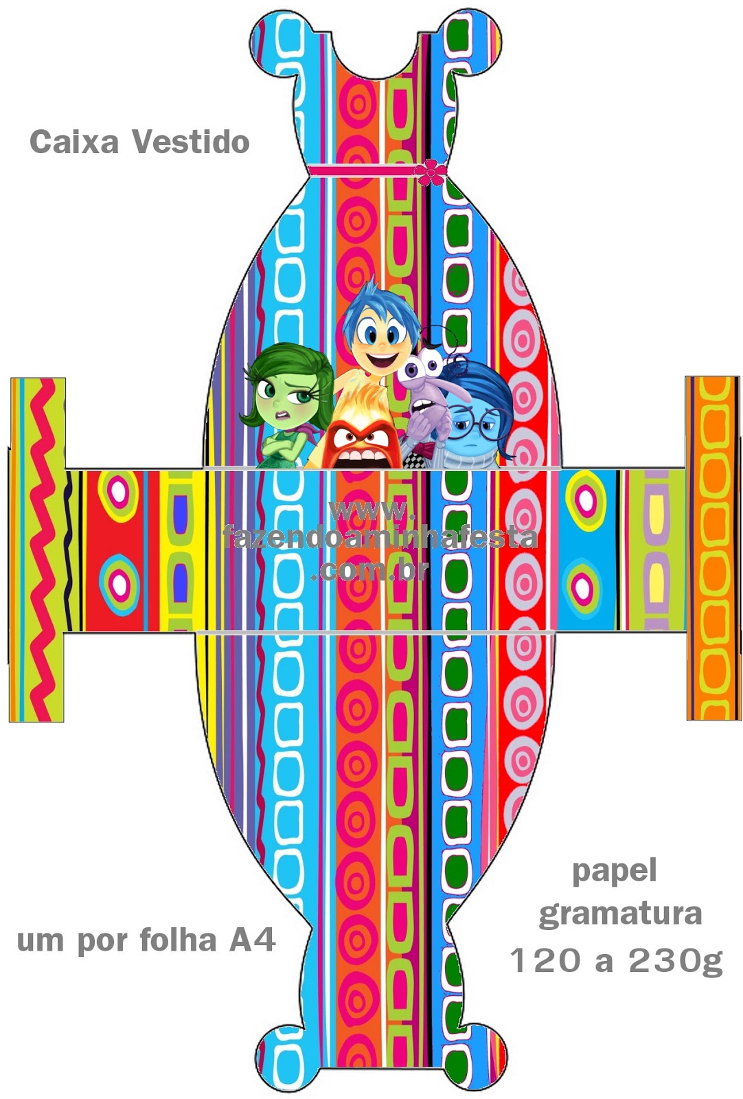 Birthday of Inside Out: Free Printable Boxes. - Oh My Fiesta! in english