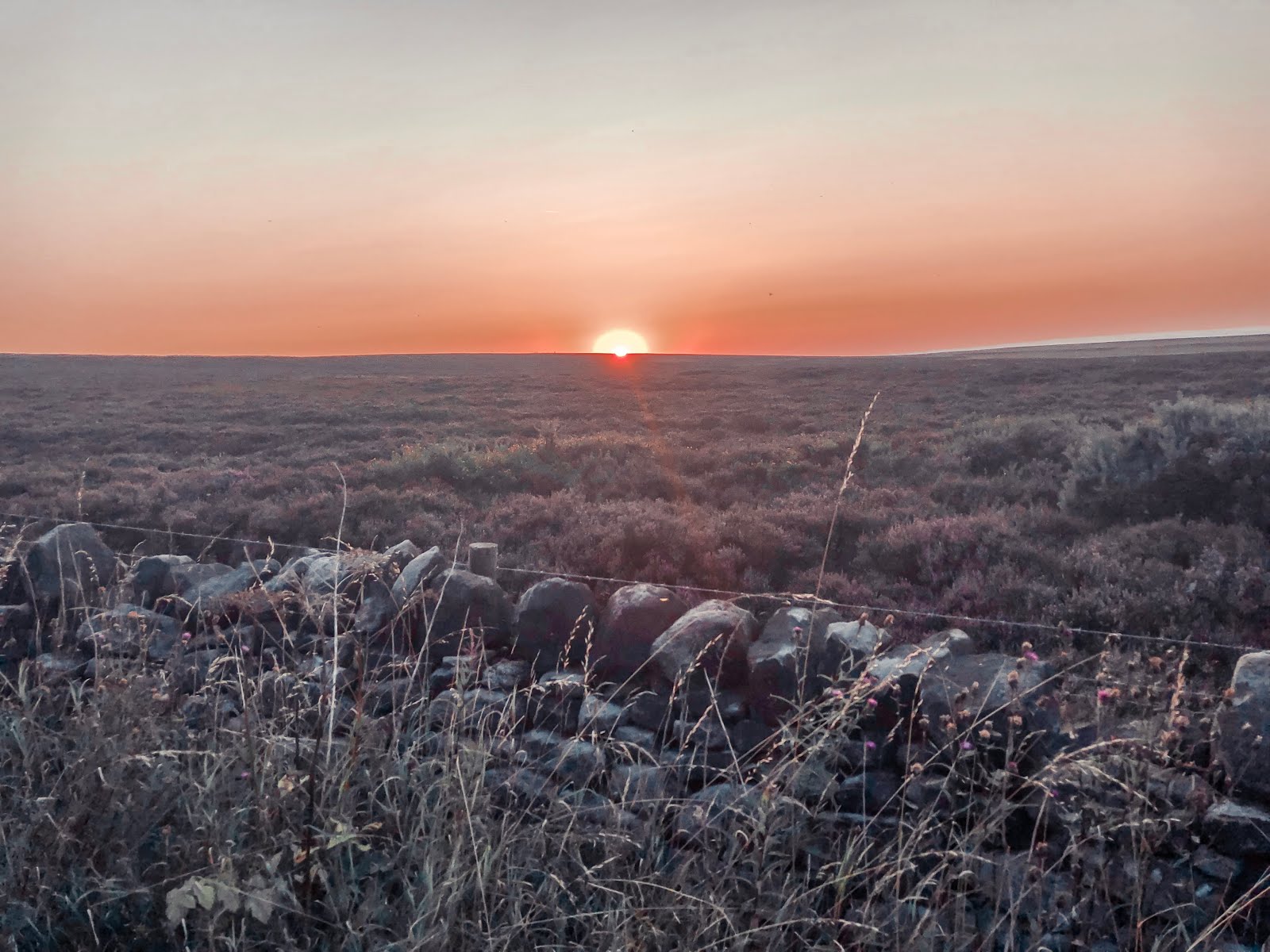 Sunday Snapshot | Sunset over Beeley Moor | That Lisa Clare ...