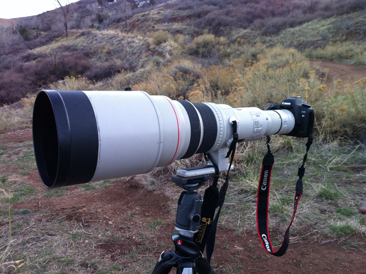 A 1200mm lens and the moon. - Steve Hirsch