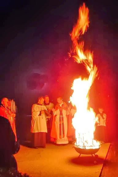 Easter Vigil Fire