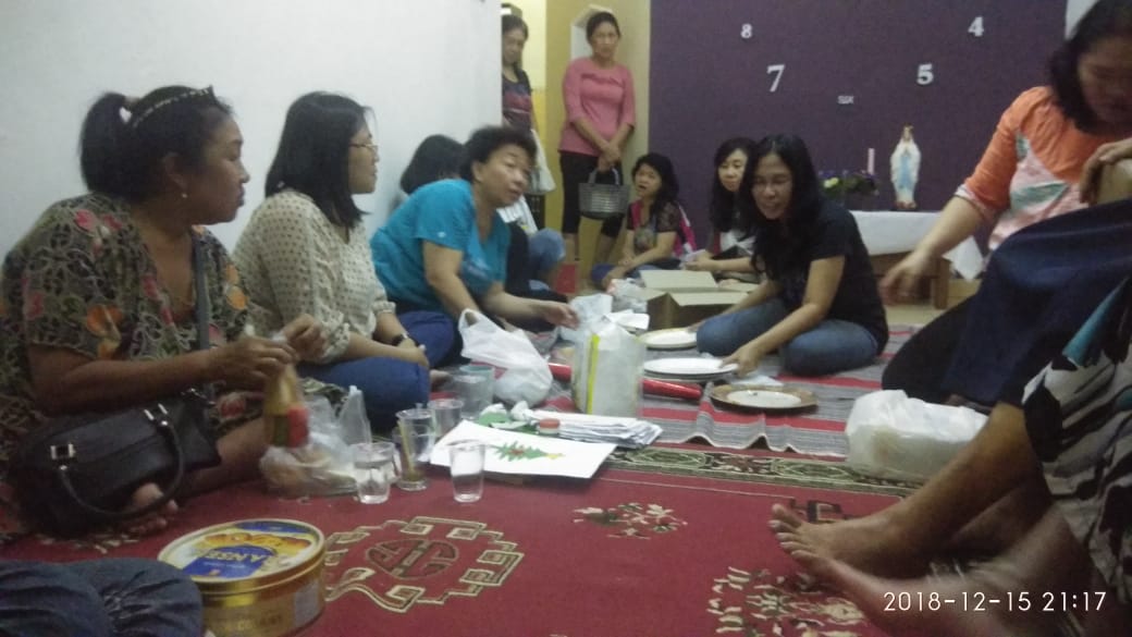 Pertemuan Adven ke 3 Lingkungan St Arcadius 4 - Gereja Santo Albertus