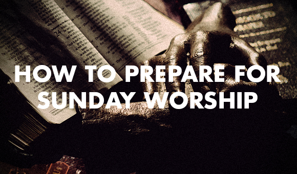 A Christ-follower with a limp: How to Prepare for Sunday Worship