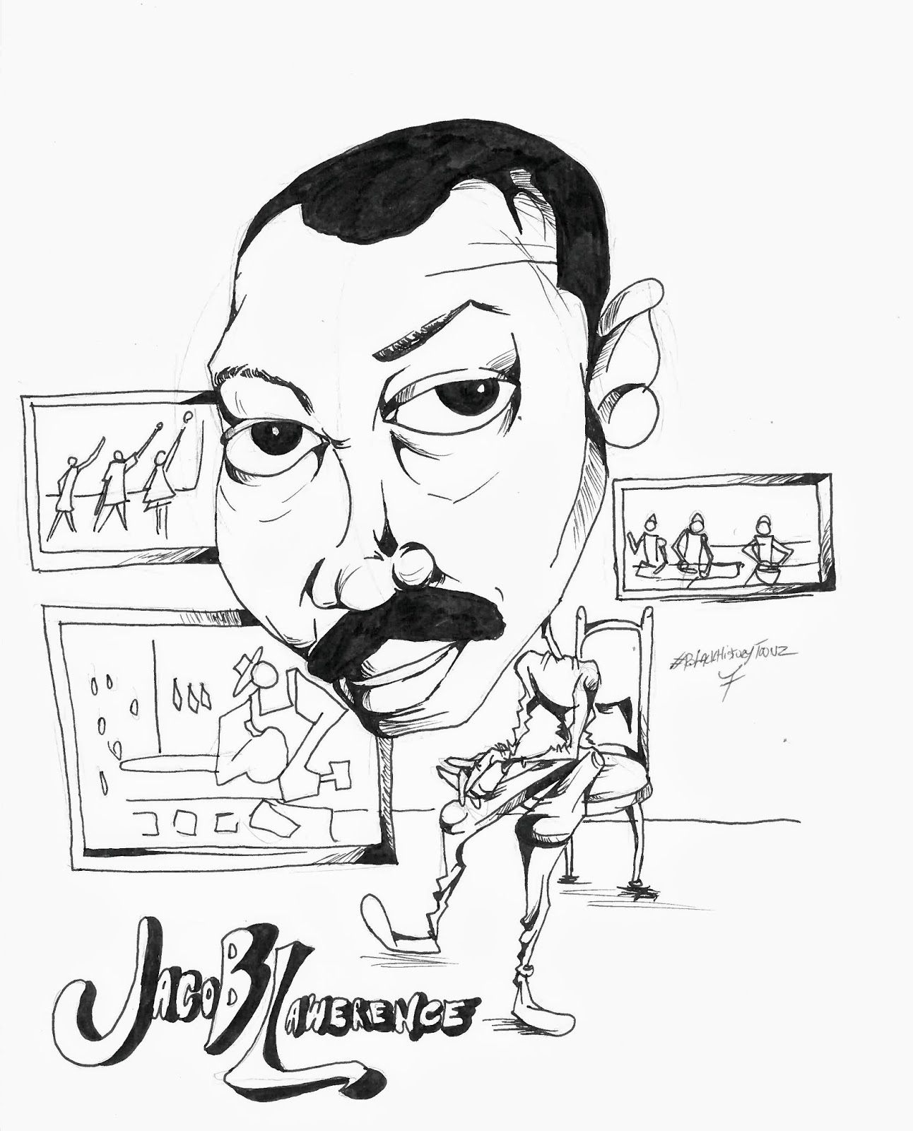 Jacob Lawrence Coloring Pages Coloring Pages