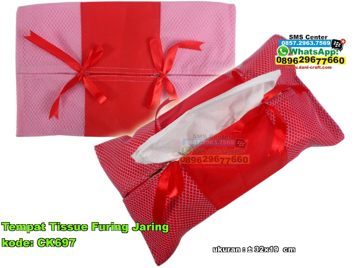 Tempat Tissue Furing Jaring | Souvenir Pernikahan