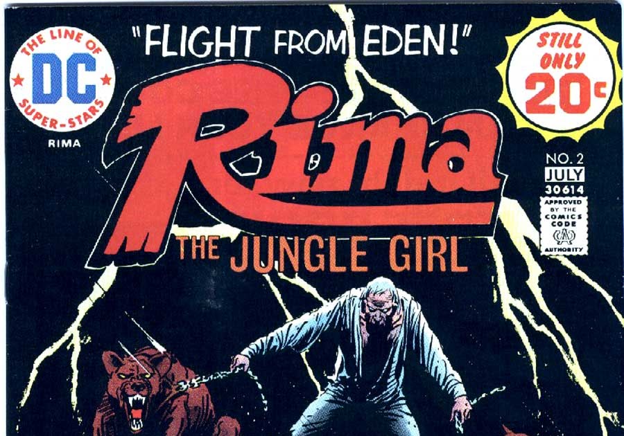 Rima #2 - Nestor Redondo, Alex Nino art, Joe Kubert cover - Pencil Ink