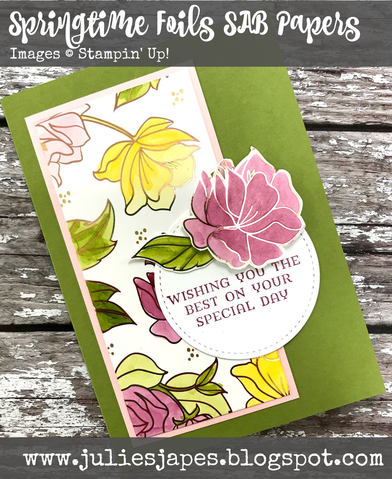 Julie Kettlewell - Stampin Up UK Independent Demonstrator - Order ...