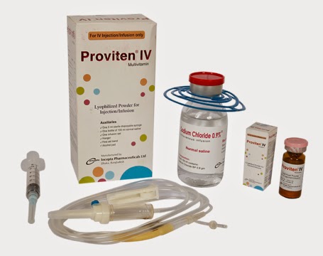 Proviten IV (Vitamin A, Vitamin-B complex, Vitamin-C , Vitamin-D and ...