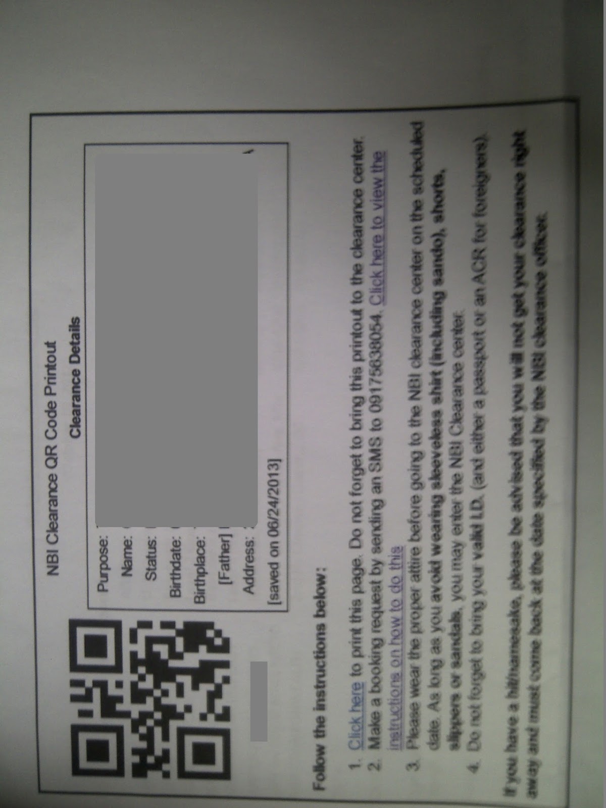 We are in the real world...: NBI Clearance 2013 - Manual Application or ...