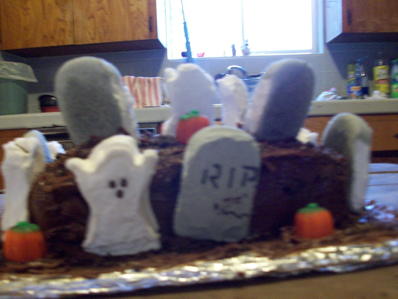 Whatever I Think Of!: My Graveyard Cake