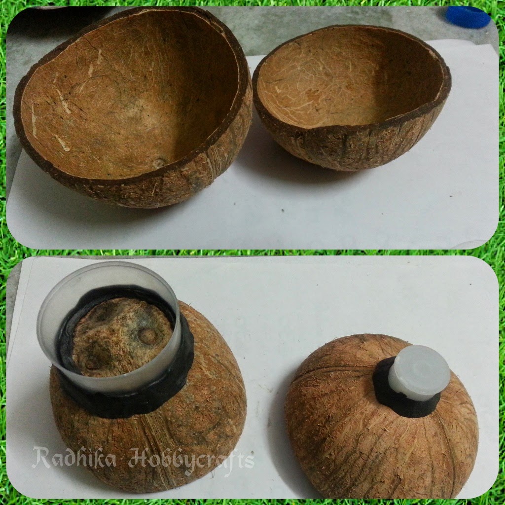 Hobby Crafts :): Coconut Shell Box