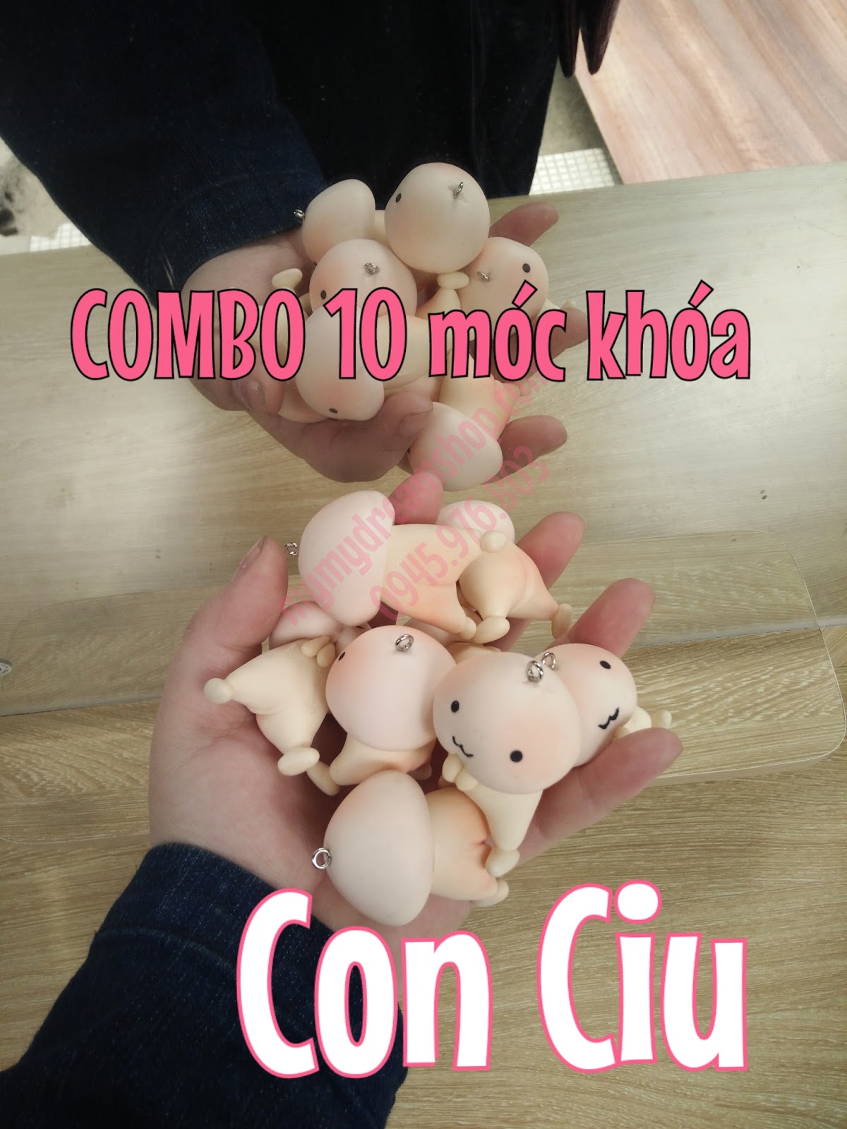 MÓC KHÓA CON CIU ĐẤT SÉT - My My Dream Shop
