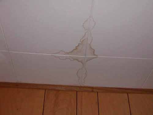 KESAN TOMPOKAN AIR PADA SILING | Belajar Mengecat