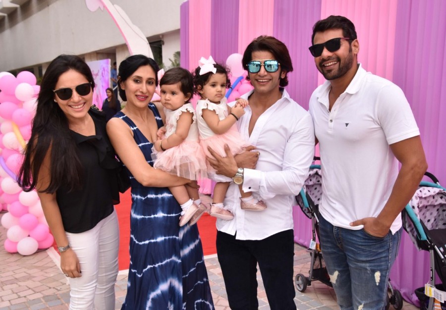 Karanvir and Teejay’s twins celebrate their maiden birthday | Indian ...