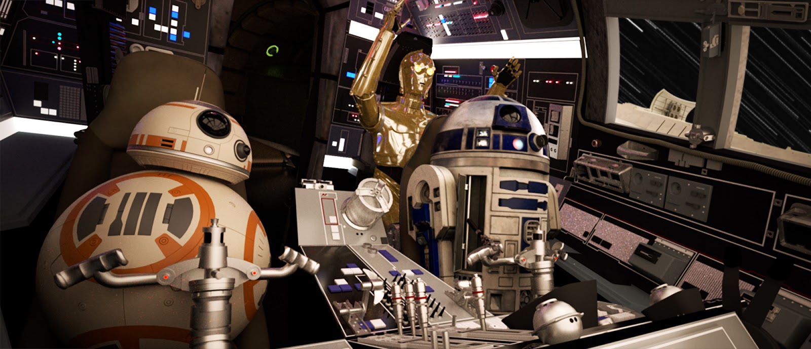 star wars - Has R2-D2 ever been inside the Millennium Falcon's cockpit ...