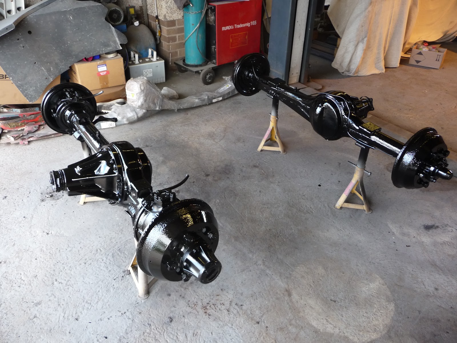 landrover Series 3: axle build