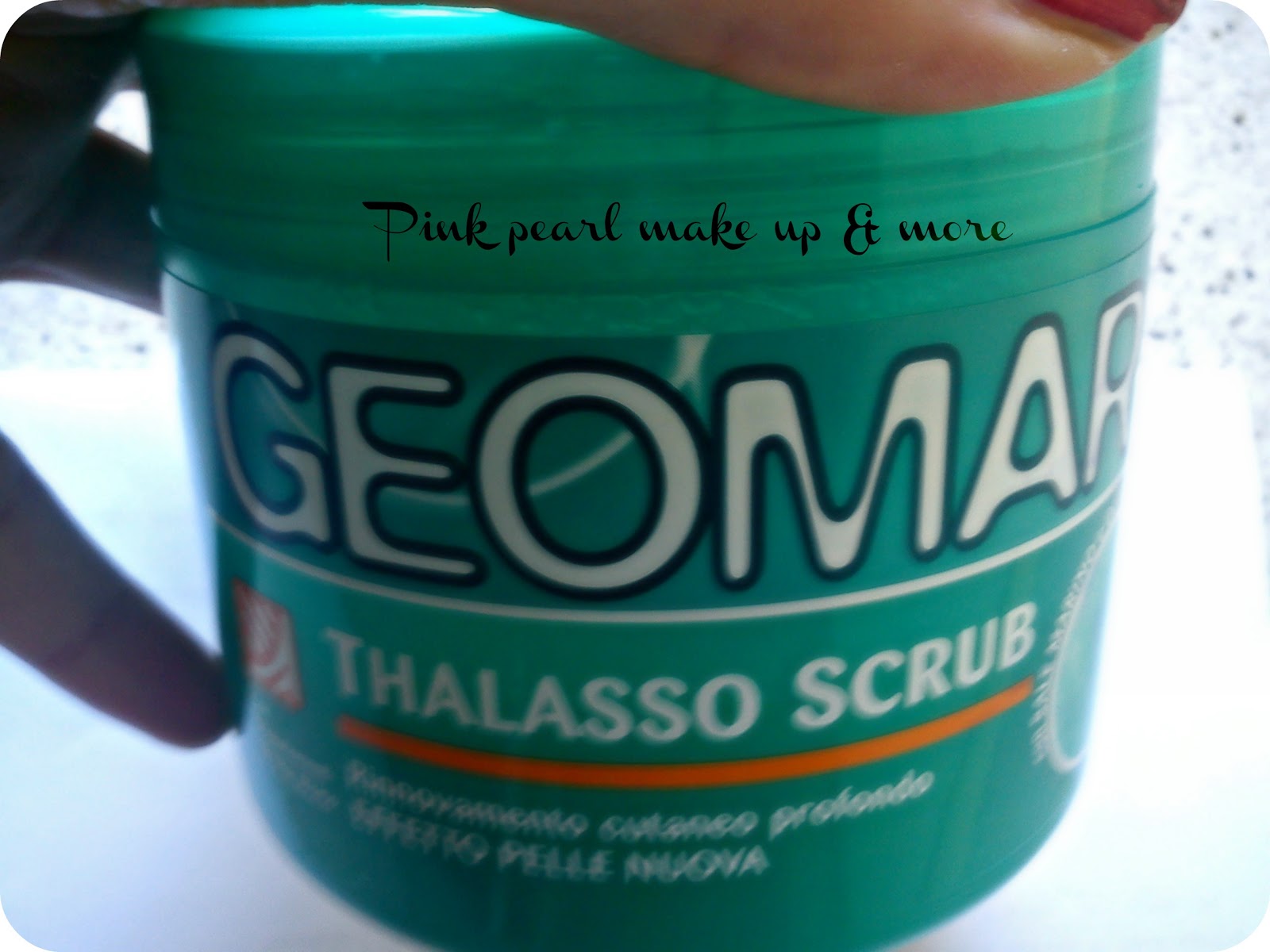 Pink pearl make up & more: Thalasso scrub Geomar