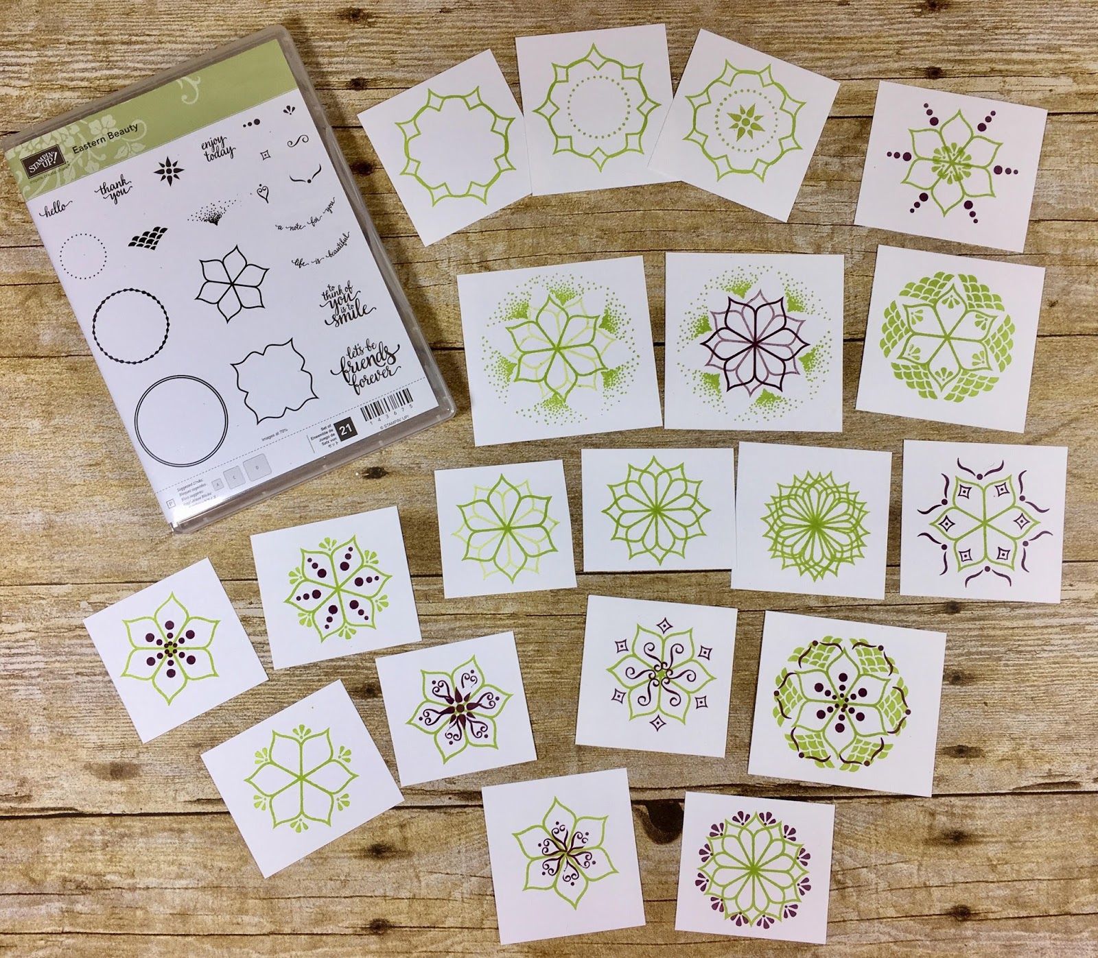 The Stamp Therapist Stampin Ups Eastern Beauty Card