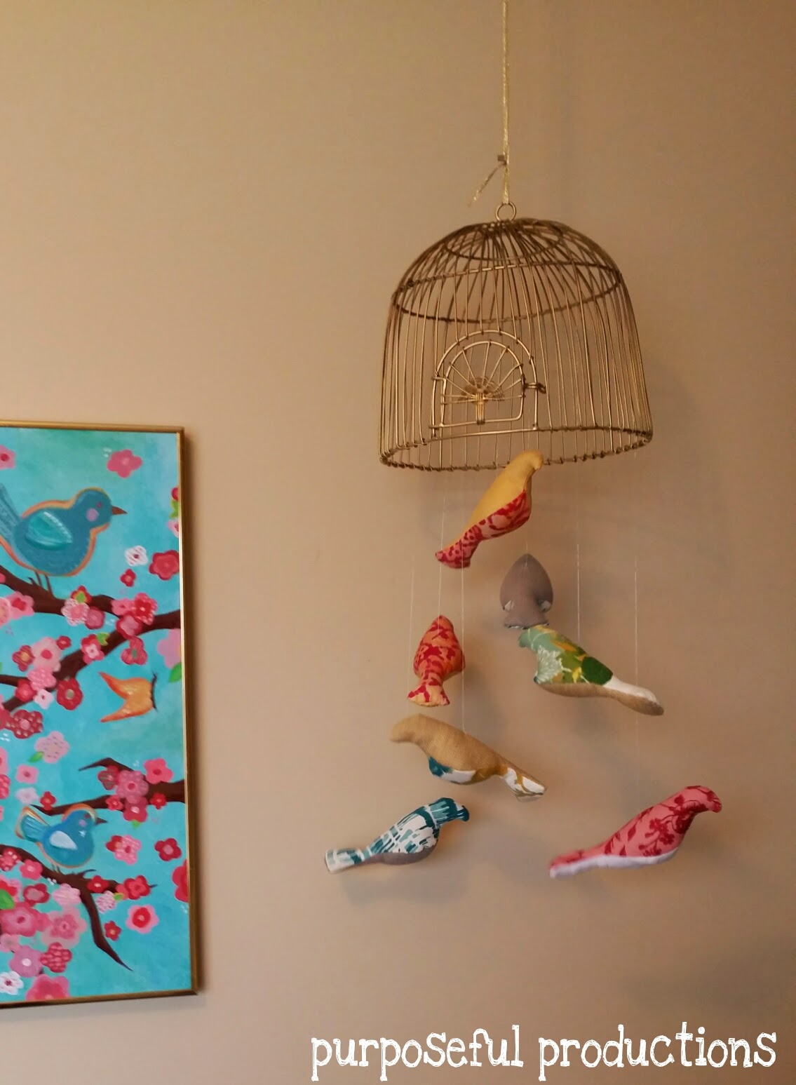 Purposeful Productions: DIY Bird Mobile