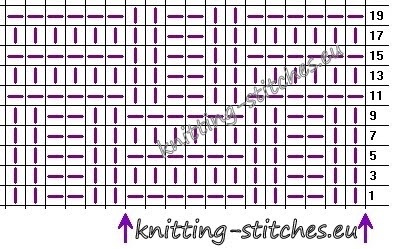 Knitting Stitches Collection: Stitch No. 92