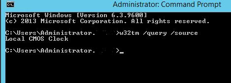 Blog Cabo de Rede: w32time usando Local CMOS Clock