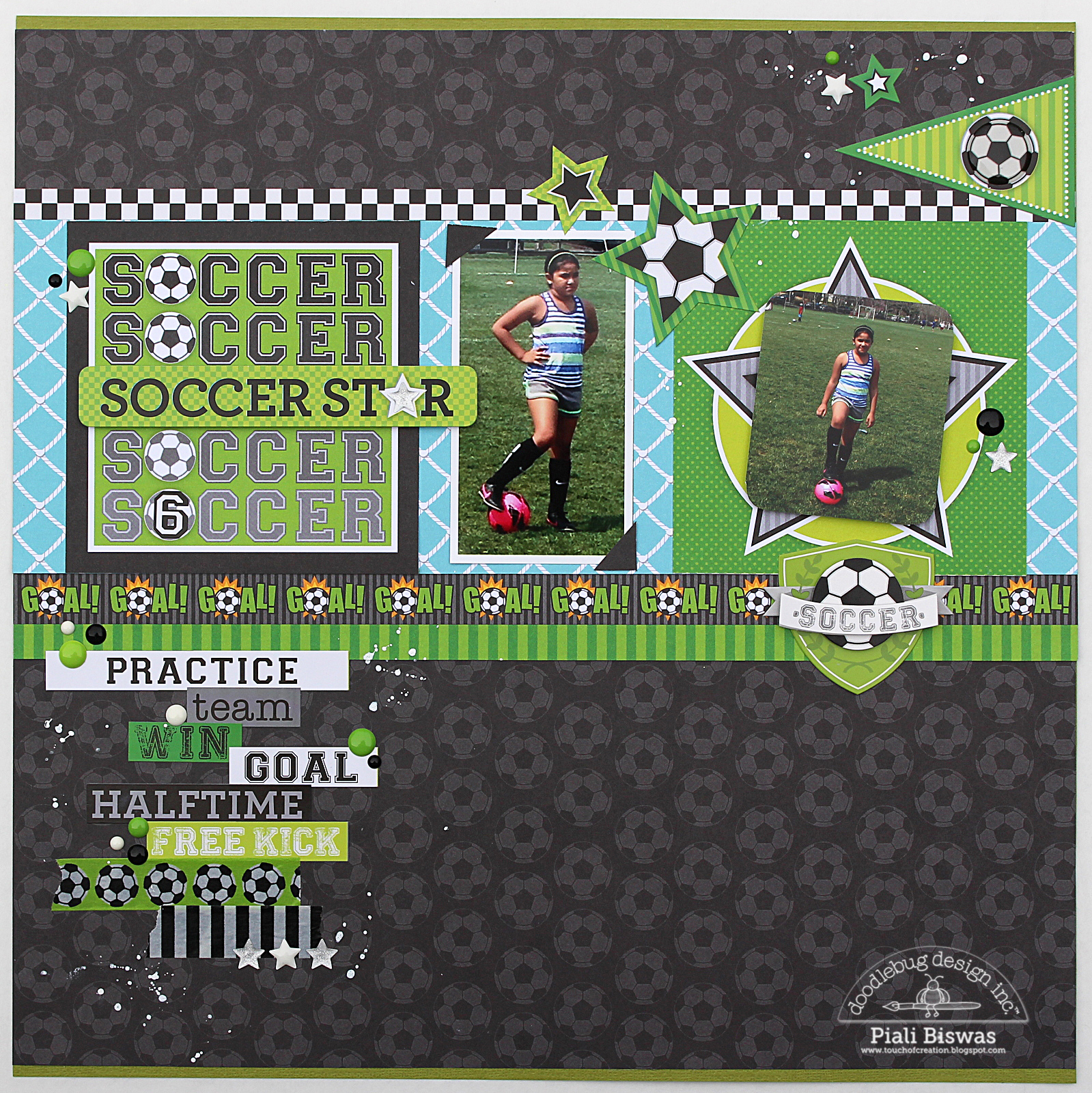 GOAL! Collection: Soccer Set by Piali – Scrappin Sports Stuff