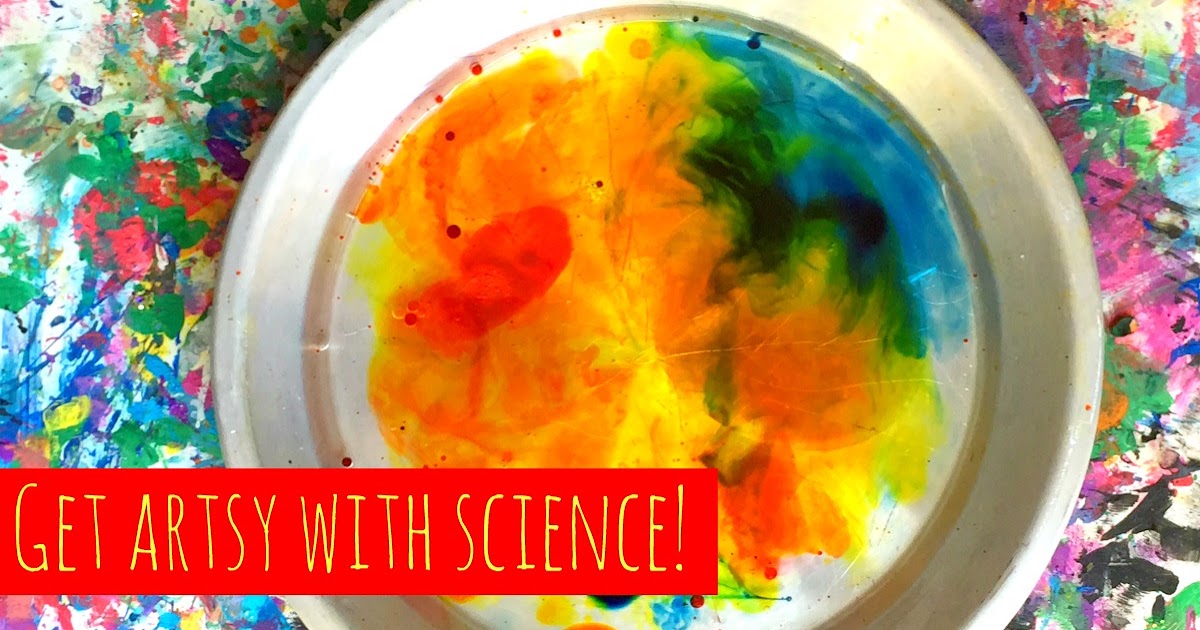 Mini Monets and Mommies: Oil and Water Kids' Art and Science Experiment