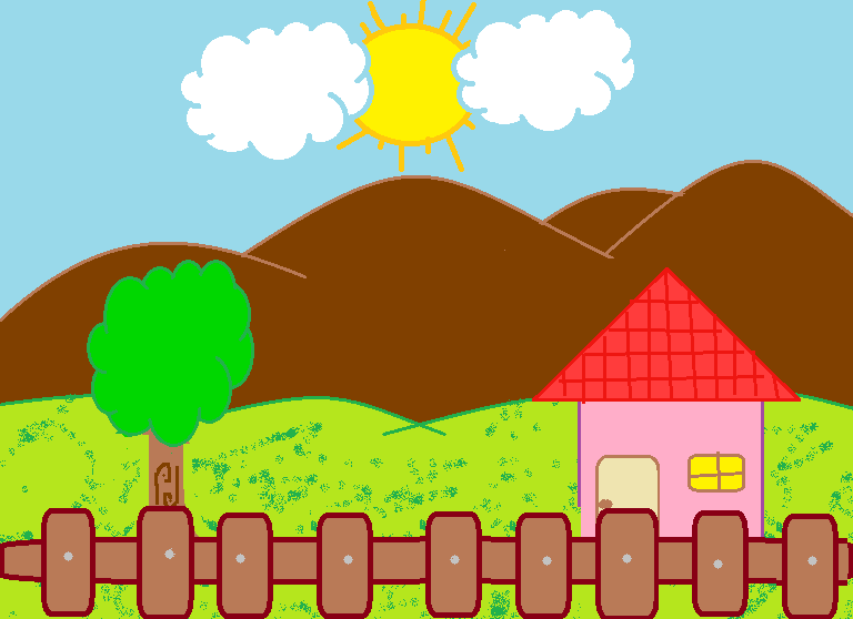 Desenhos Do Paint: Paisagens