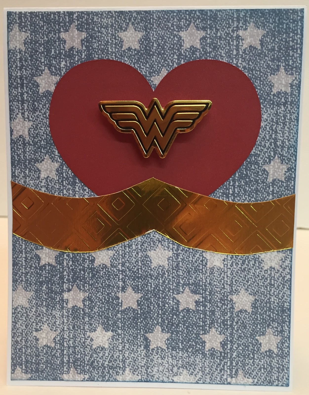 Golden Goddess Designs: Wonder Woman card for a friend