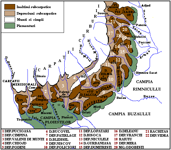 kids4suceava: Harti ROMANIA - podisuri
