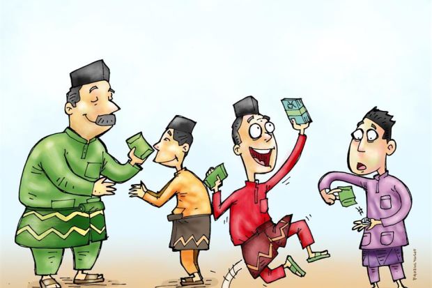 Pembahagian Duit Raya - Nieyl's Life Story