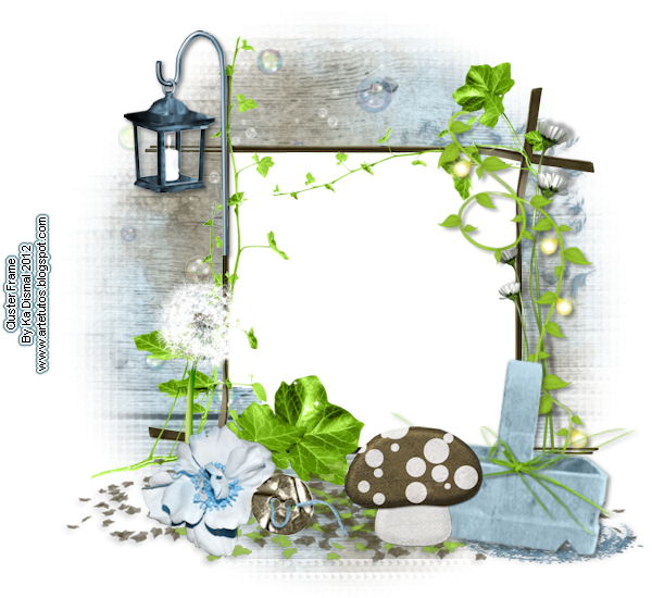 Art e Tutos: In Blue (PTU) - Com Cluster Frame (FTU)