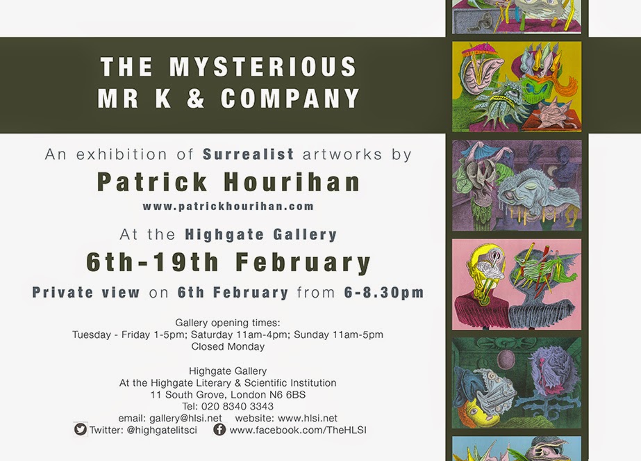 Surrealismo Internacional: Exposición de Patrick Hourihan