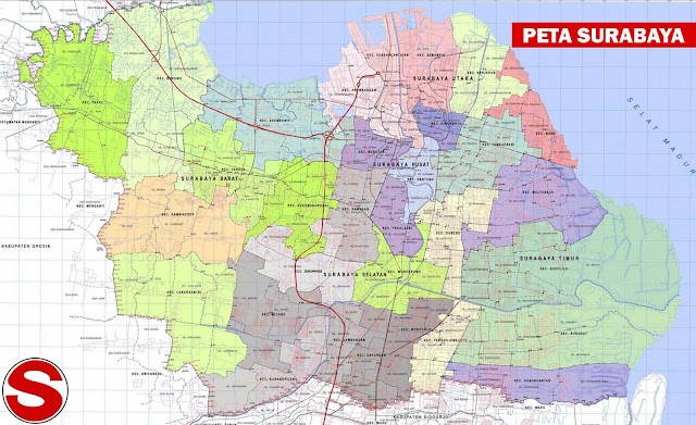Peta Surabaya: Menjelajahi Ibu Kota Jawa Timur | Web Sejarah