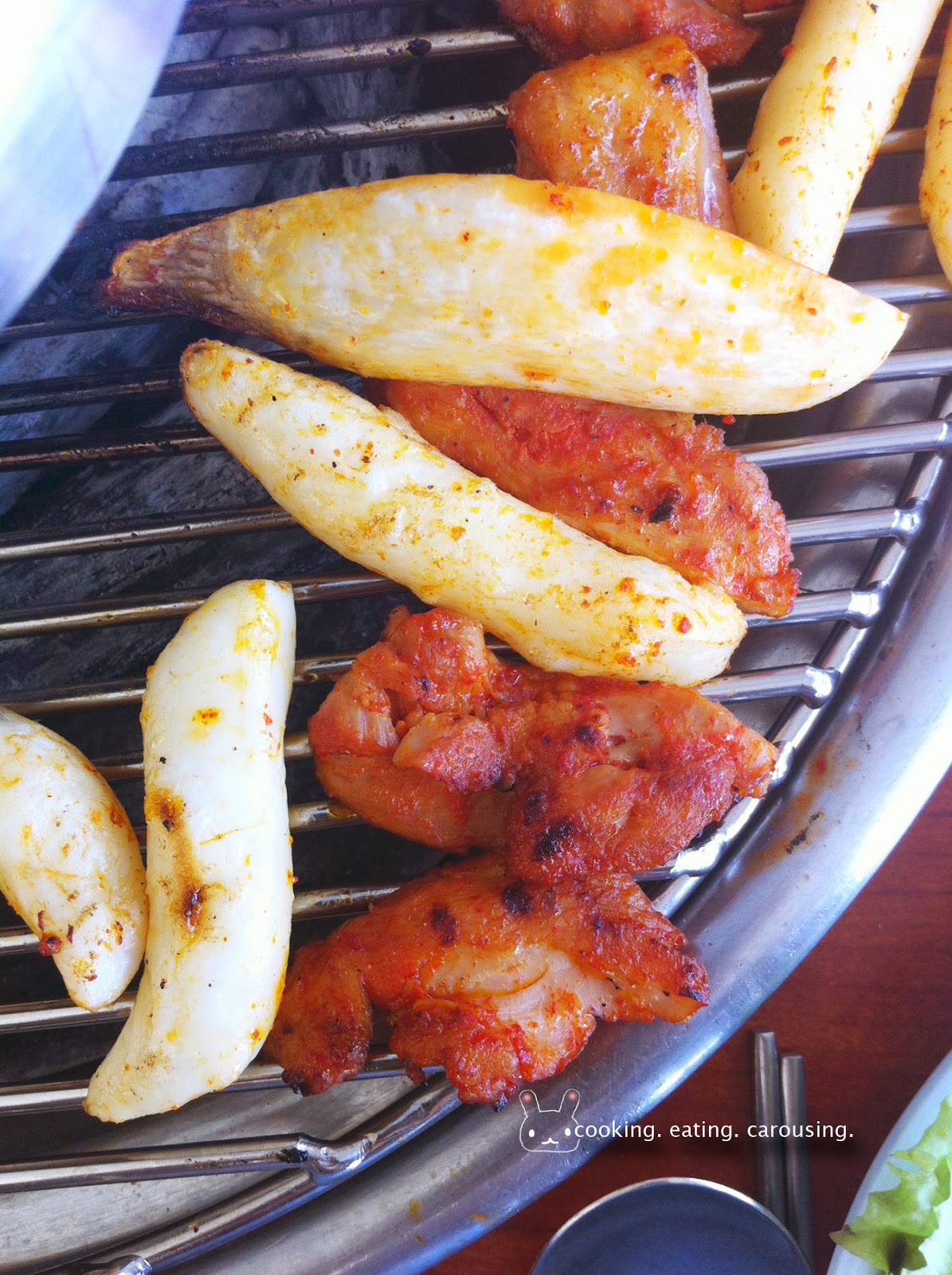 cooking. eating. carousing.: Ribless Chicken Ribs in Korea