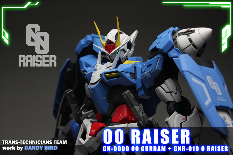 GUNDAM GUY: PG 1/60 GN-000 + GMR-010 00 Raiser - Painted Build