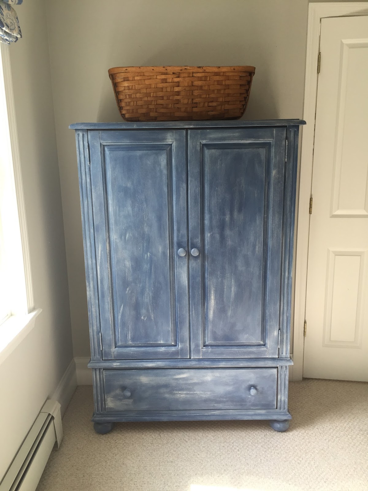 Finding Grace Interiors: French Blue Armoire