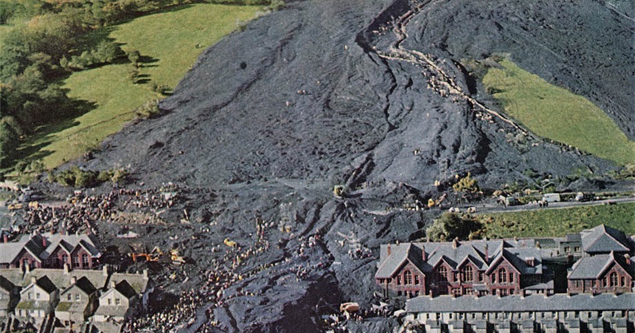 ART and ARCHITECTURE, mainly: The Aberfan Catastrophe in Wales, 1966