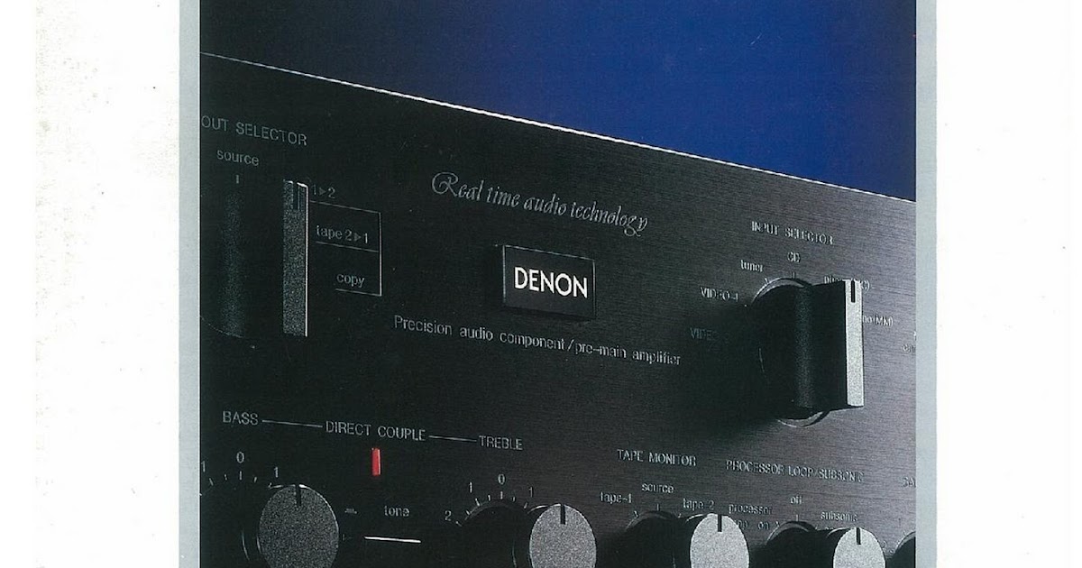 Vintage 70 80: Denon 03 - Catálogo 1985 (Amplificadores e Sintonizadores)