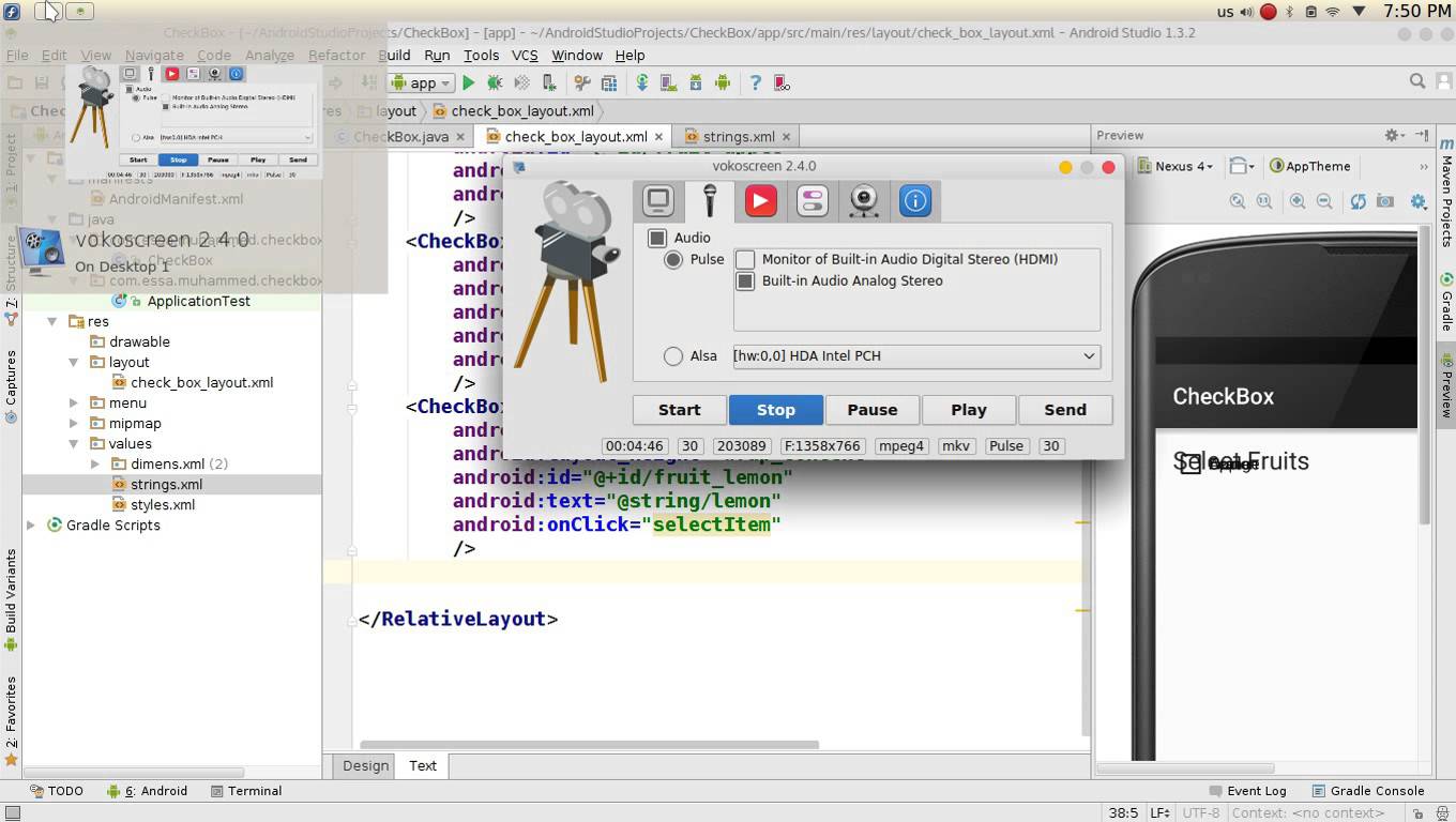51 Android Studio CheckBox | كورسات بالعربي 51 Android Studio CheckBox | كورسات بالعربي