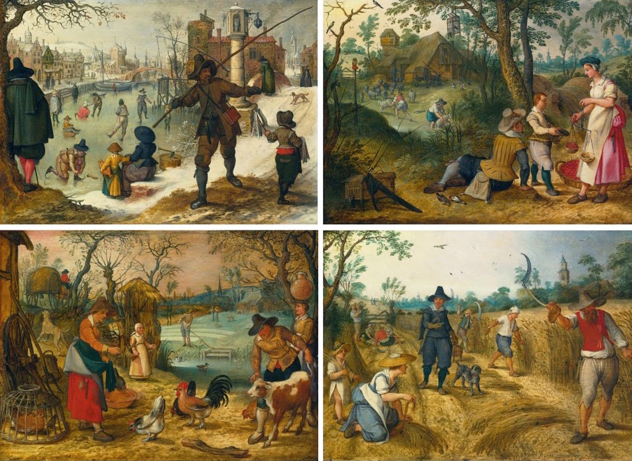 Let's keep it wild.: Four allegories of the four seasons