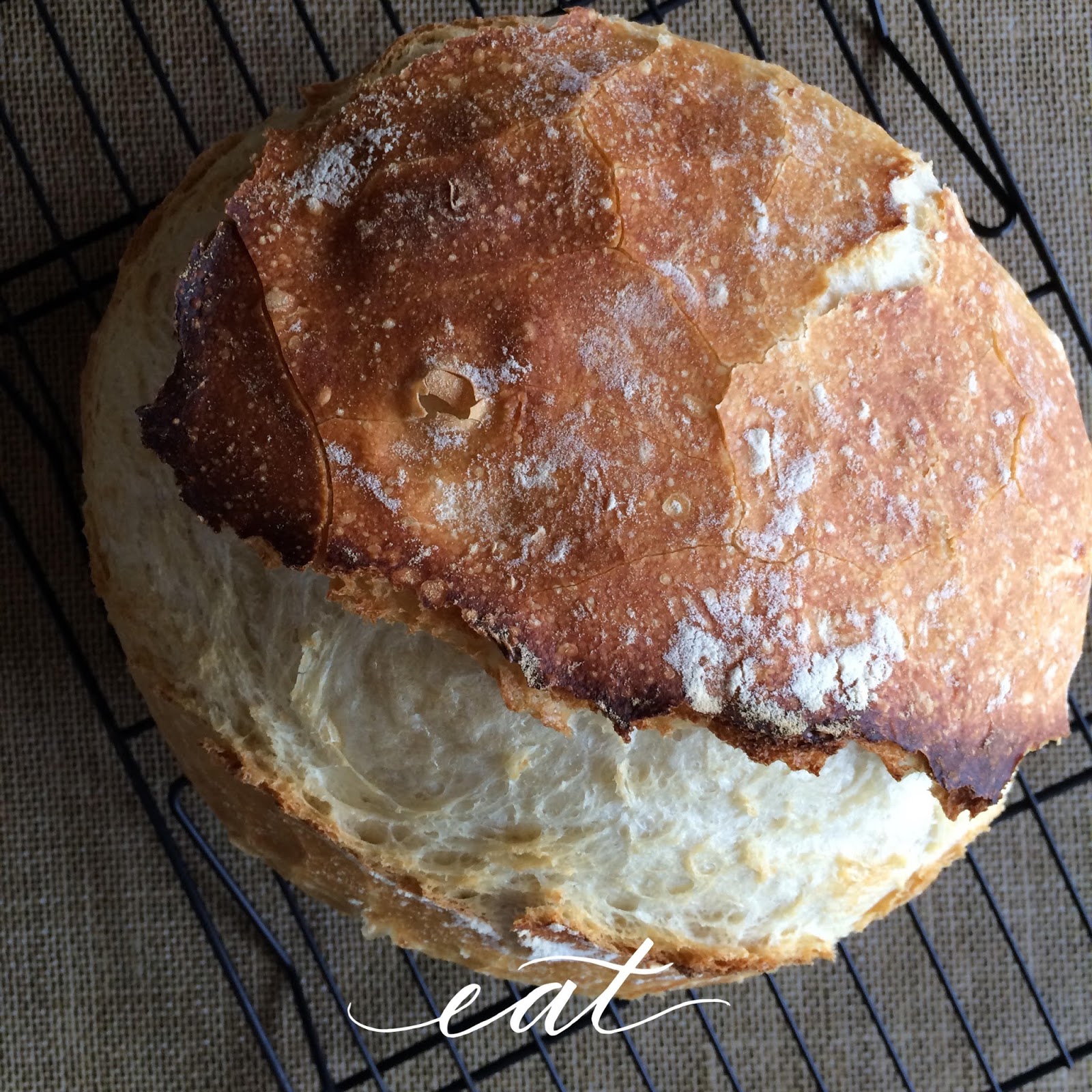Making The Most of Naptime : Crusty Homemade Bread